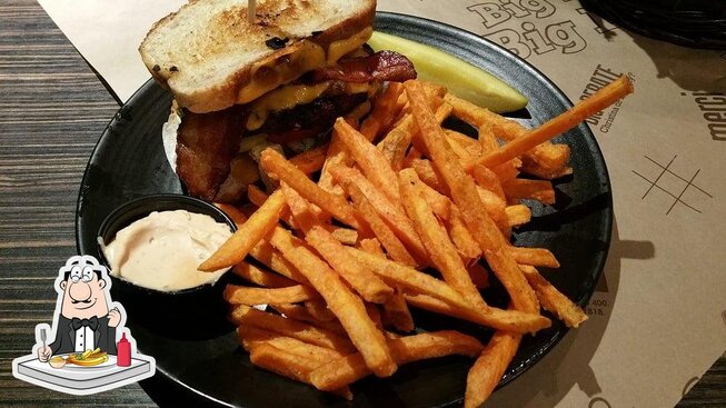 Menu at M.T. Bellies restaurant, Welland