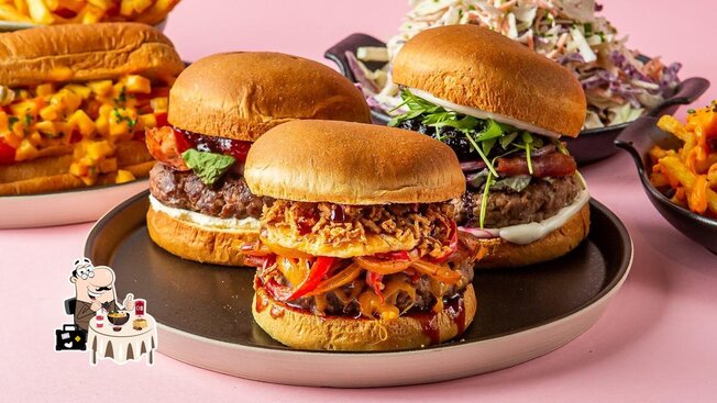 Menu at Phat Bunny Burger, Peristeri