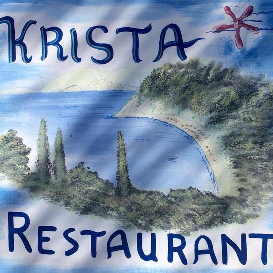 Menu at Krista Restaurant, Kokkari
