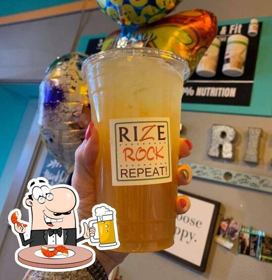 Menu at RIZE Nutrition restaurant, Menomonie