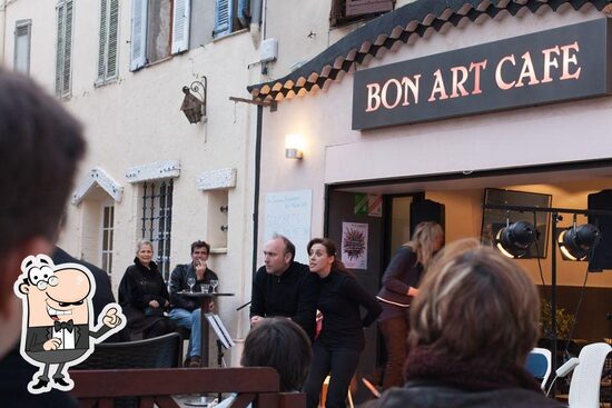 Menu au Bon Art Cafe, Le Cannet