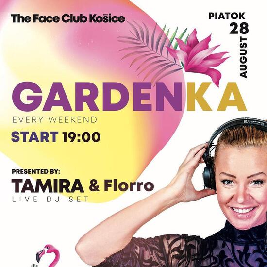 Menu at The Face Club, Košice