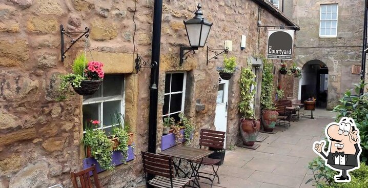 Menu at The Courtyard restaurant, Cupar