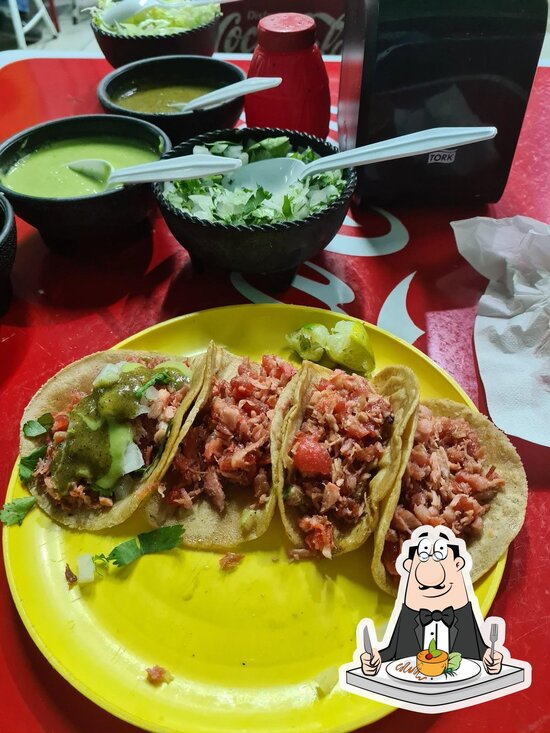 Menu at Toluquita Tacos restaurant, Durango