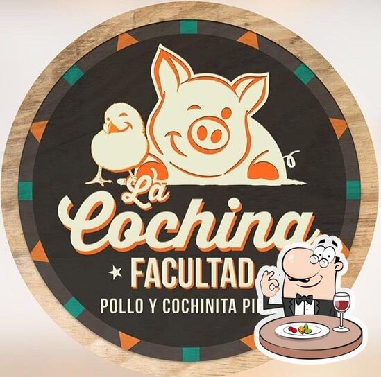 Menu at La Cochina Facultad restaurant, Mexico City