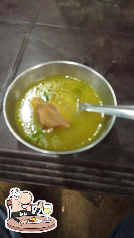 Menu at New Patil Dhaba, India