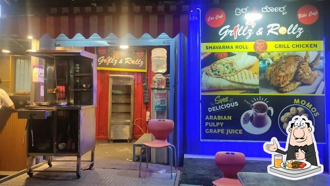 Menu at Grillz and Rollz, Bengaluru