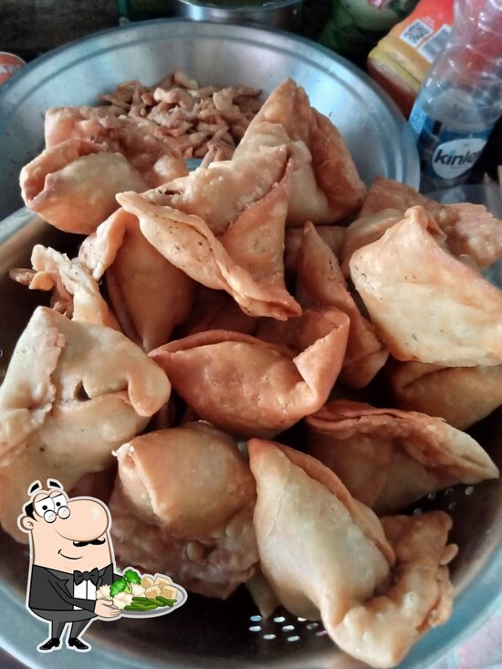 Menu at Shukla Tea and samosa corner, India, 3VMX+Q86