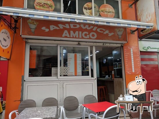 Speisekarte von Sandwich Amigo restaurant, Tanger, 49 Rue Allal Ben ...