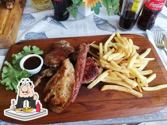 Menu at Malina pub, Sunny Beach
