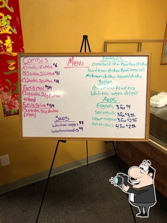 Menu at Lucky Chinese Express fast food, Portola