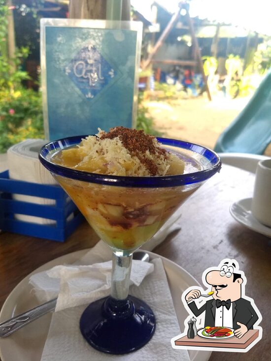 Carta de Café Azul, Puerto Escondido, Lambityeco