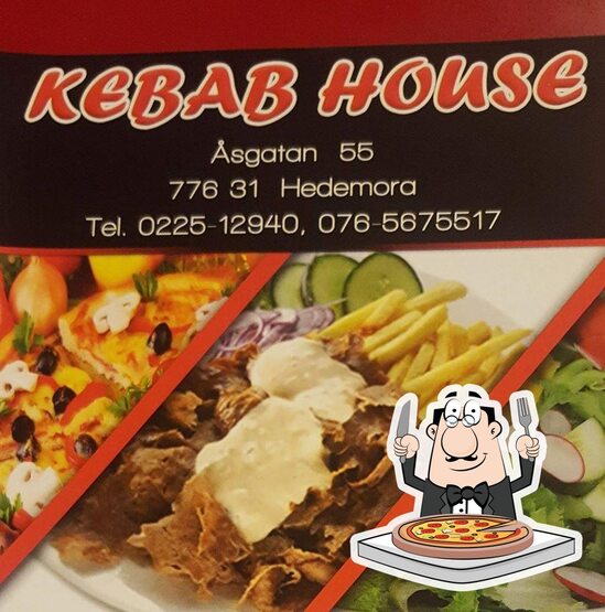Menu at Kebab House restaurant, Hedemora, 776 55