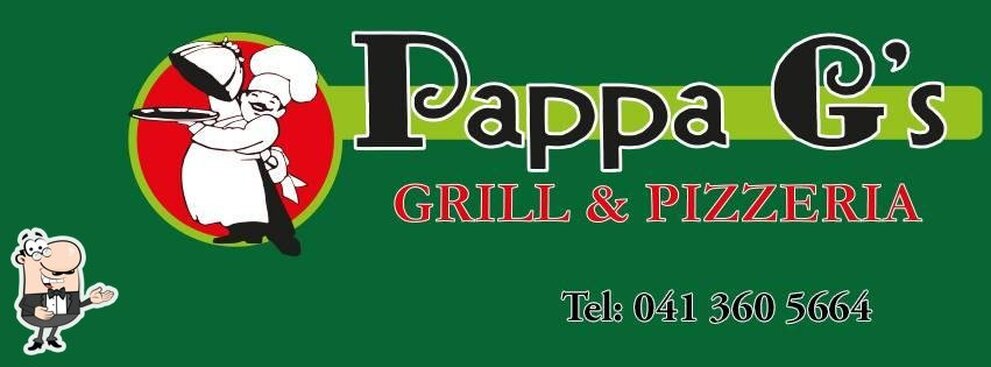 Menu at Pappa G's restaurant, Port Elizabeth, 569