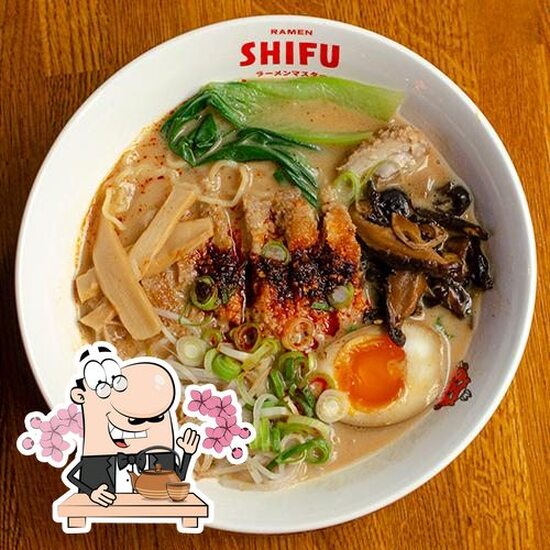Menu at Ramen Shifu restaurant, Zaragoza
