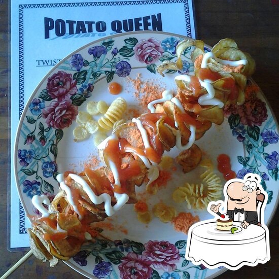 Menu at Potato Queen cafeteria, Denpasar