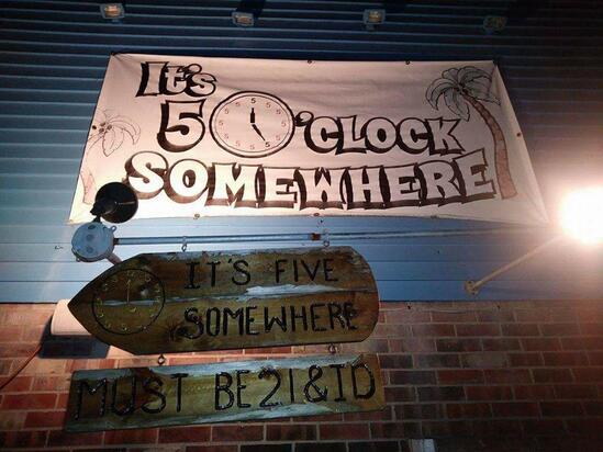 Menu at The New 5 O'clock Bar On Maple, Nicholasville