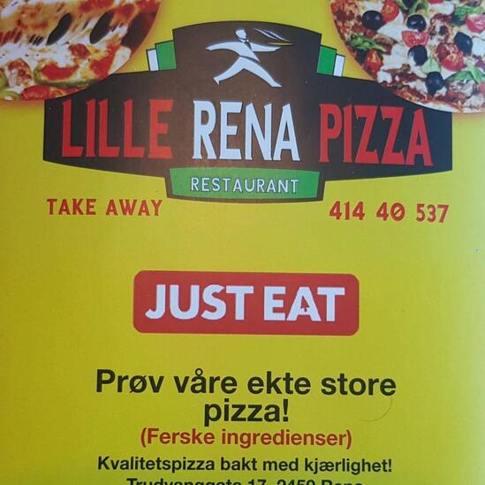 Menu at Lille Rena Restaurant, Rena