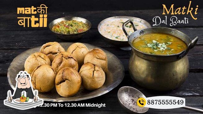 Menu at Matki Baati, Udaipur