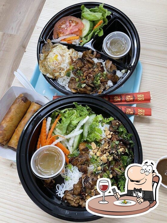 Menu at Pho & Roll Express restaurant, Oklahoma City
