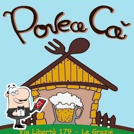 Menu at Povea Ca' restaurant, Le Grazie