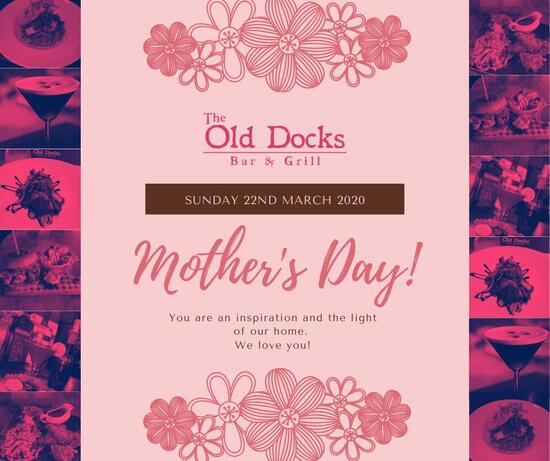 Menu at The Old Docks Bar & Grill, Londonderry