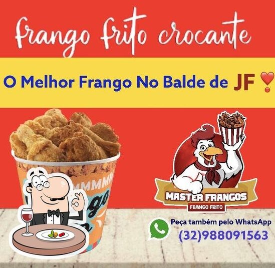 Menu at Master Frangos Frango Frito, Juiz de Fora