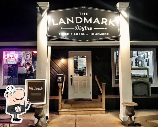 Menu at The Landmark Bistro pub & bar, Grundy Center