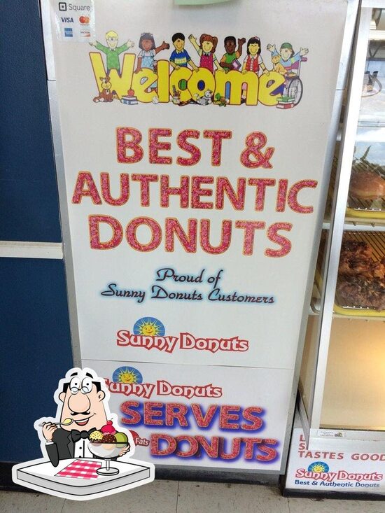 Menu at Sunny Donuts, Fort Smith