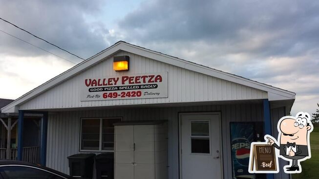 Menu at Valley Peetza pizzeria, Chaumont