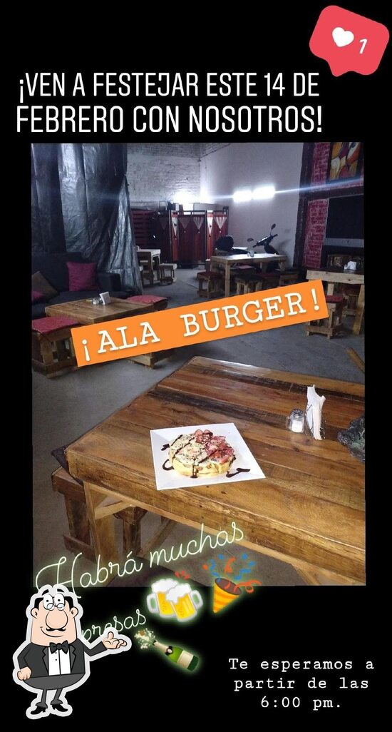 Menu at ALA BURGER SARABIA restaurant, Sarabia