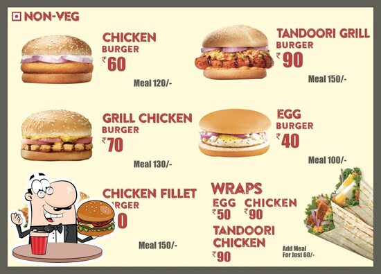 Menu at BB THE BURGER BITE, Machhiwara