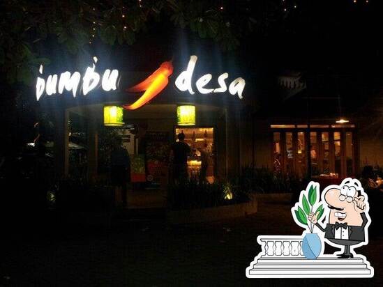 Menu at Restoran Bumbu Desa restaurant, Yogyakarta