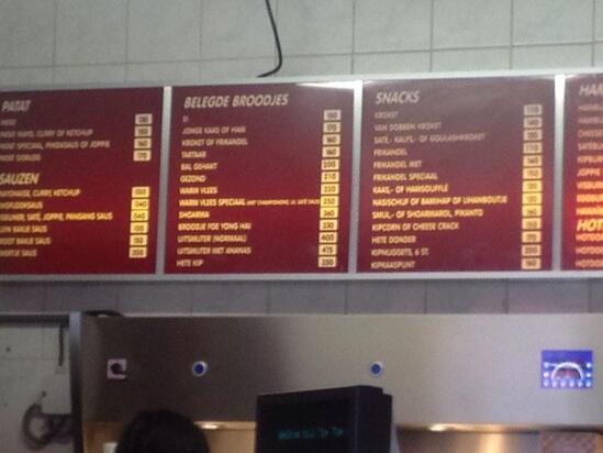Menu at Chinees Restaurant Tip Top, Velsen-Noord