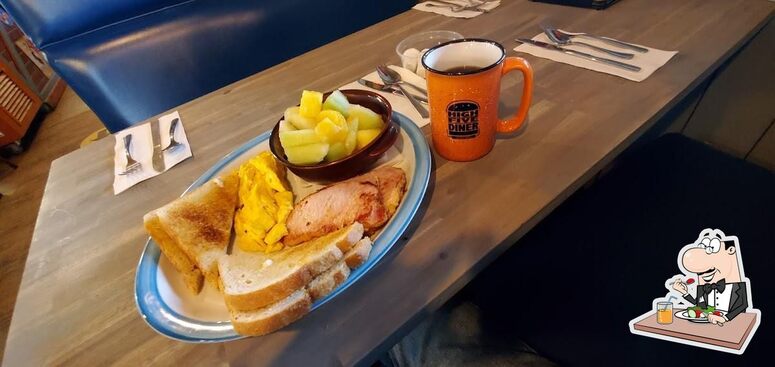 Restaurante High Five Diner, Little Fort, Bean Rd - Carta del ...