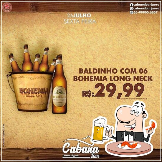 Cabana Bar - Menu do restaurante, preços e opiniões