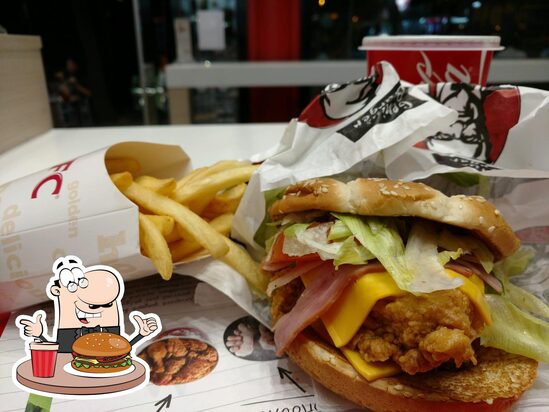 Menu at KFC, Athens, Mitropoleos 3