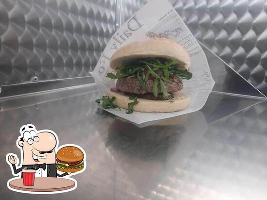 Speisekarte von le temps d'un burger chez Val et Phil, Silly