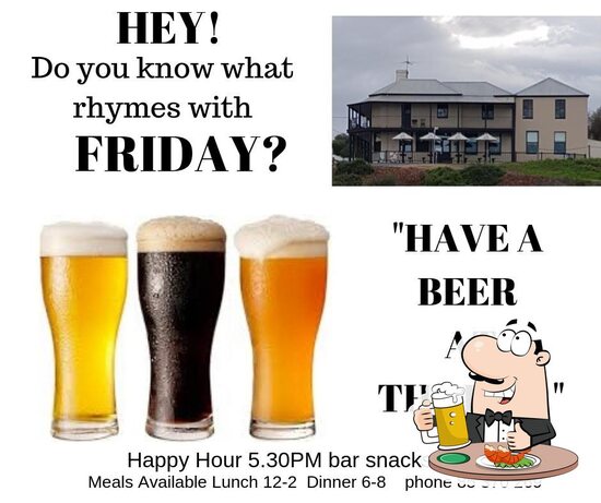 Menu at Milang Pier Hotel pub & bar, Milang