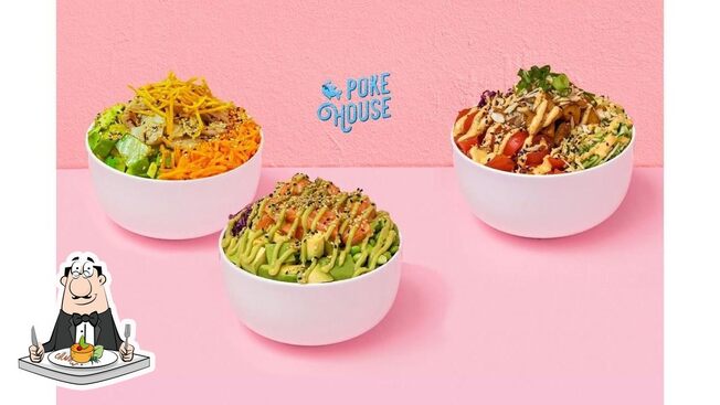 Menu at Poke House restaurant, Marseille