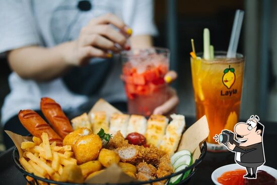 Menu at Layla Tea cafe, Hữu Bằng, Căn Shophouse 08 - N18 - Khu đô thị CEO