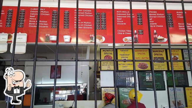 Menu at Bombay Curry Den Express Greyling Street restaurant, South ...
