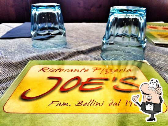 Menu at Joe's Il Marinaio restaurant, Rimini