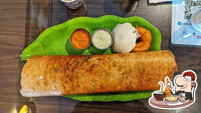 Menu at Krishna's Dosa Palace restaurant, Surrey