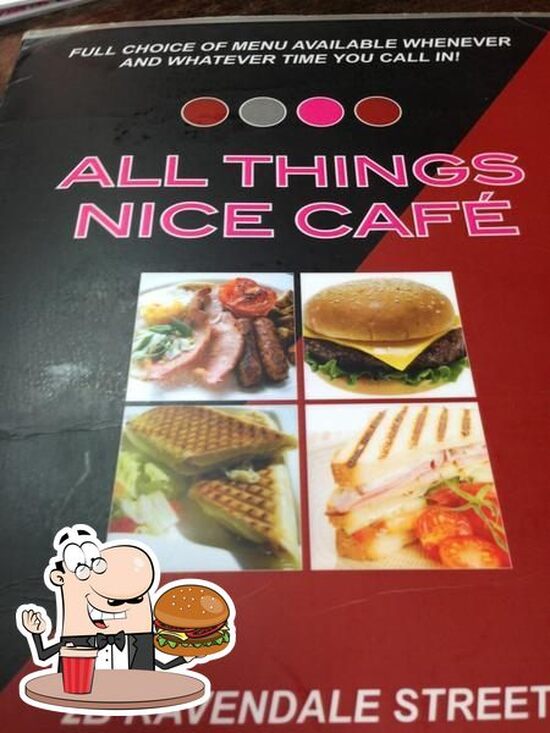 Menu at All Things Nice Cafe, Scunthorpe