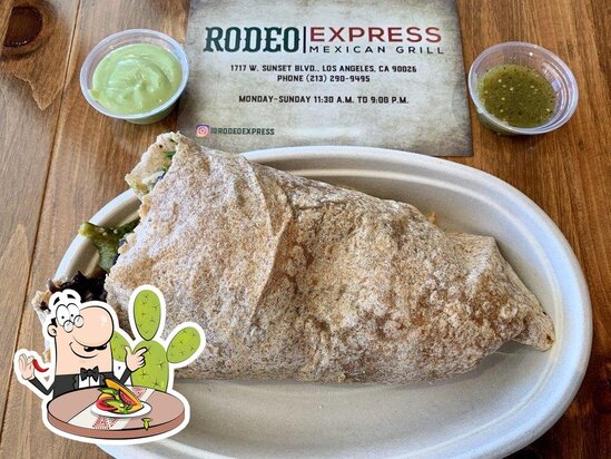 Restaurante Rodeo Mexican Grill, Los Angeles, 1717 Sunset Blvd - Carta ...