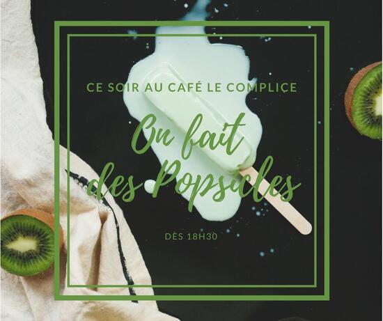 Menu at Café le Complice, Québec City