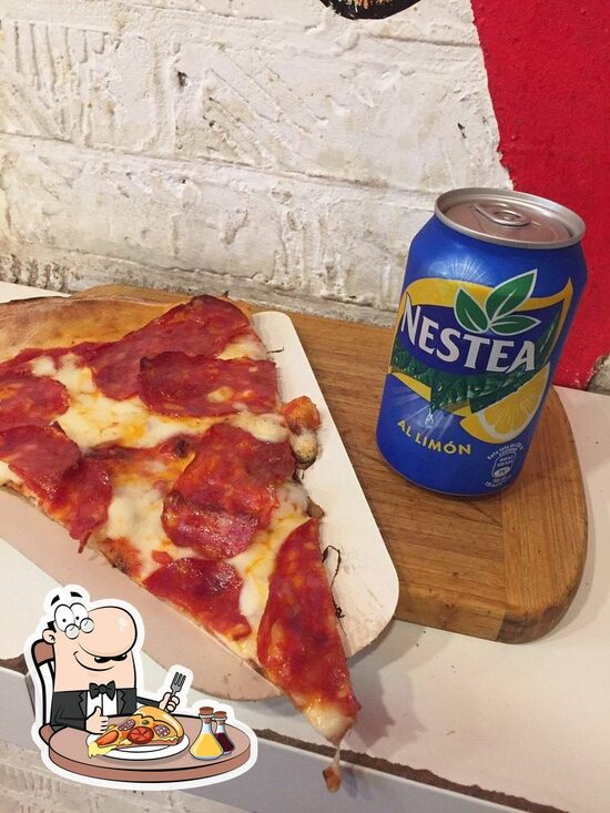 Menu at Pizza Circus pizzeria, Barcelona, Carrer Nou de la Rambla