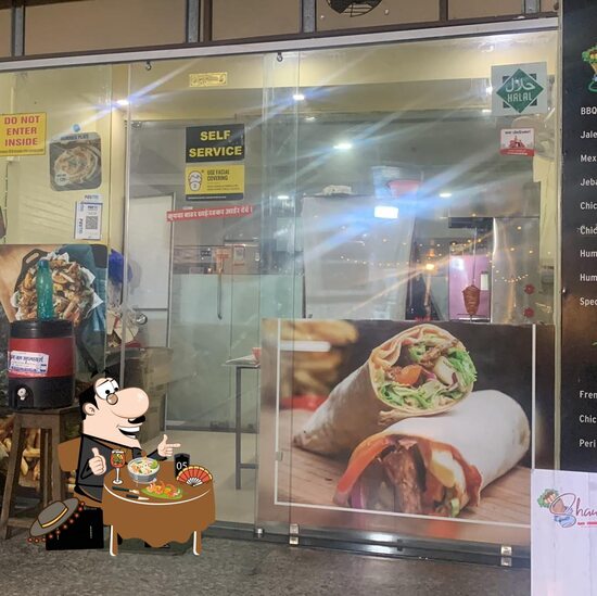 Menu at Shawarma corner, Udaipur