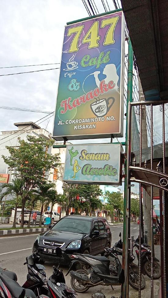 Menu at Kafe 747 cafe, East Kisaran